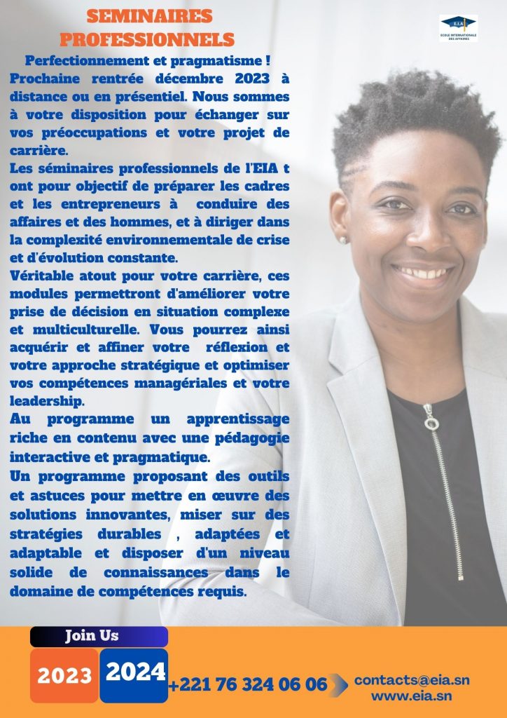 ECOLE INTERNATIONALE DES AFFAIRES